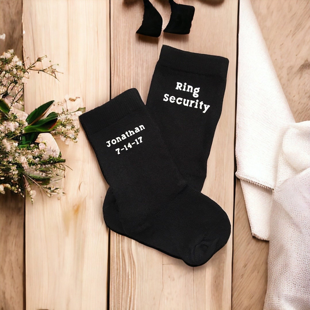 Socks for the Ring Bearer - Ring Security - Cute Gift for the Ring ...