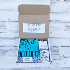 Godmother Box - Personalized Godmother Gift - Will You Be My Godmother ...