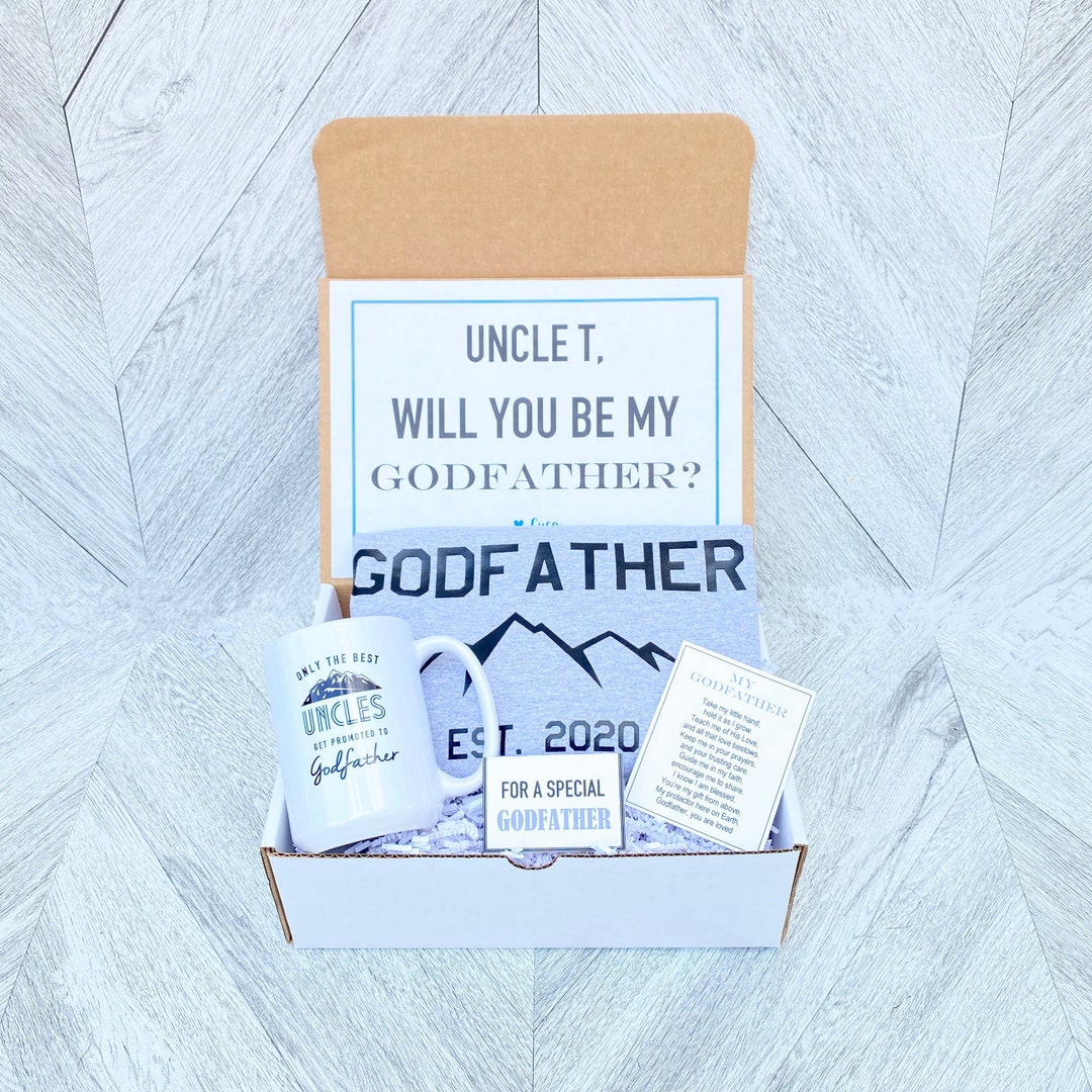 Godfather Box Personalized Godfather Gift Will You Be My - Etsy