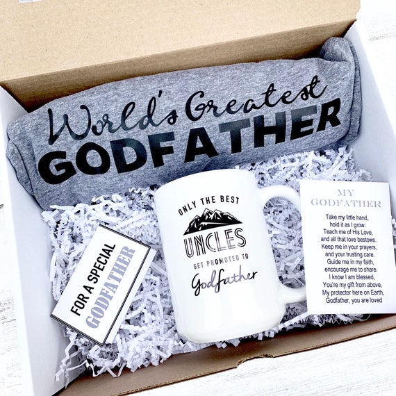 Godfather Box Personalized Godfather Gift Will You Be My | Etsy