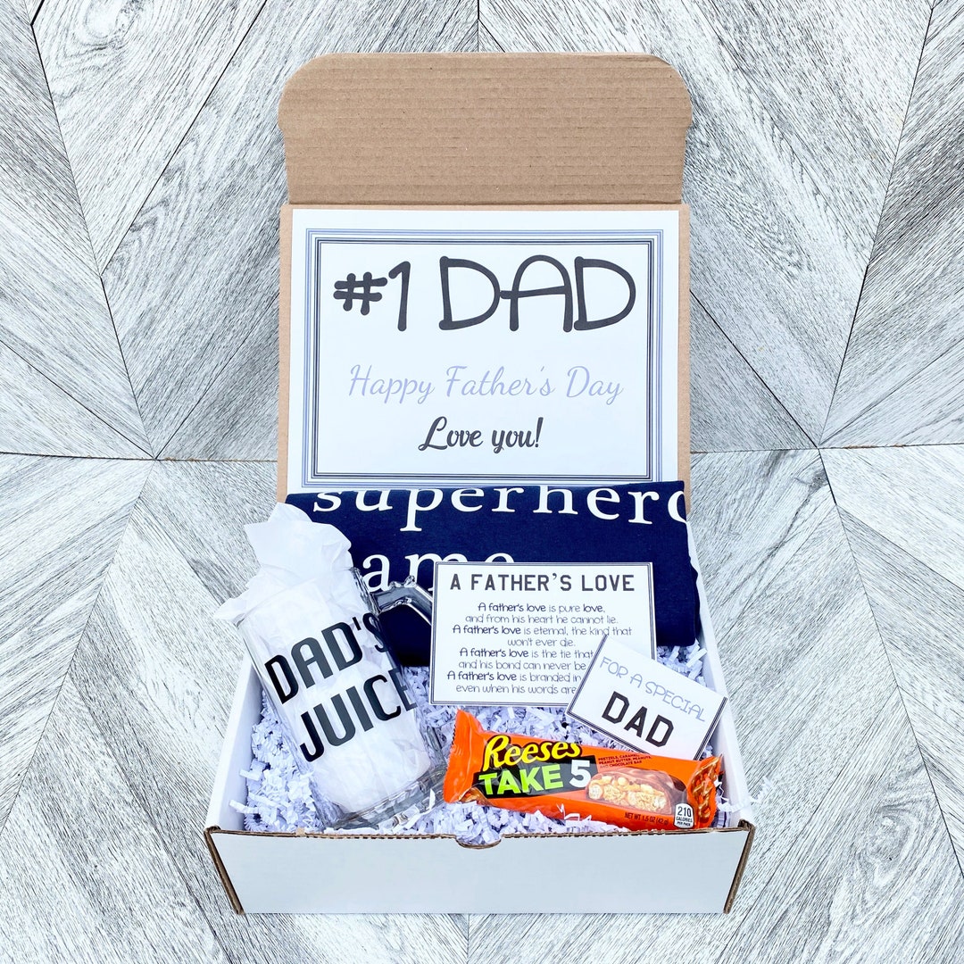 Father’s Day Gift Box Set - Shirt, Beer Mug, Candy and Cards - Pre ...