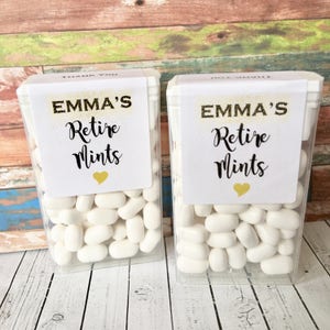 Tic Tac Retire Mint Labels Only - Color Customizable - Retiremints ...