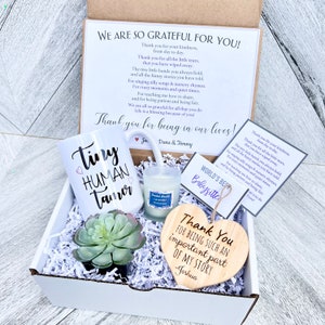 Babysitter Gift - Baby Sitter Box - Tiny Human Tamer - Personalized ...