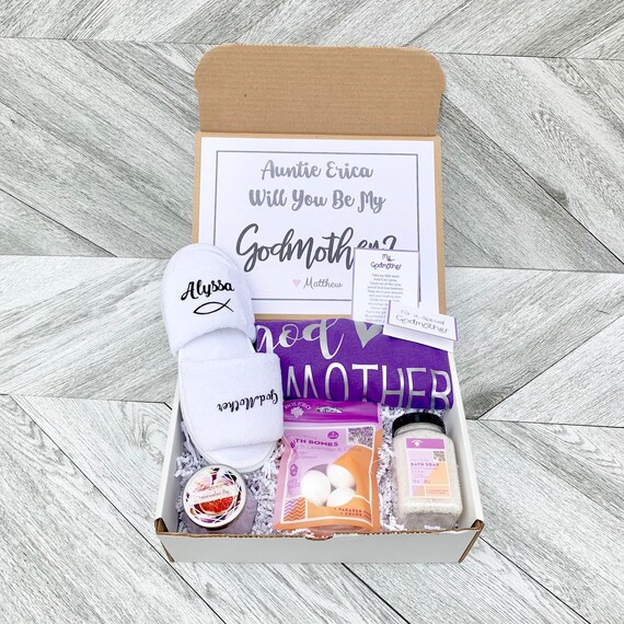 Godmother Gift Godmother Box Godmother Spa Gift Proposal | Etsy
