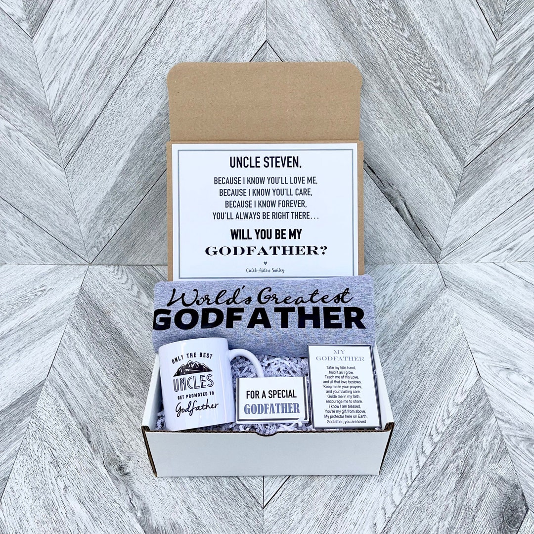Godfather Box - Personalized Godfather Gift - Will You Be My Godfather ...
