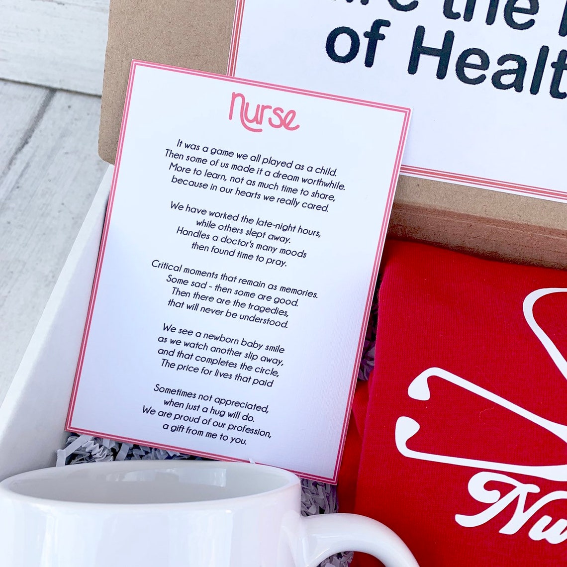 Nurse Gift Nurse Gift Set Gift Box for Nurses With Shirt - Etsy