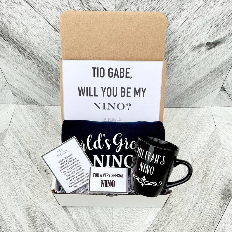 Personalized Nino Gift Box: Will You Be My Nino Proposal - Etsy