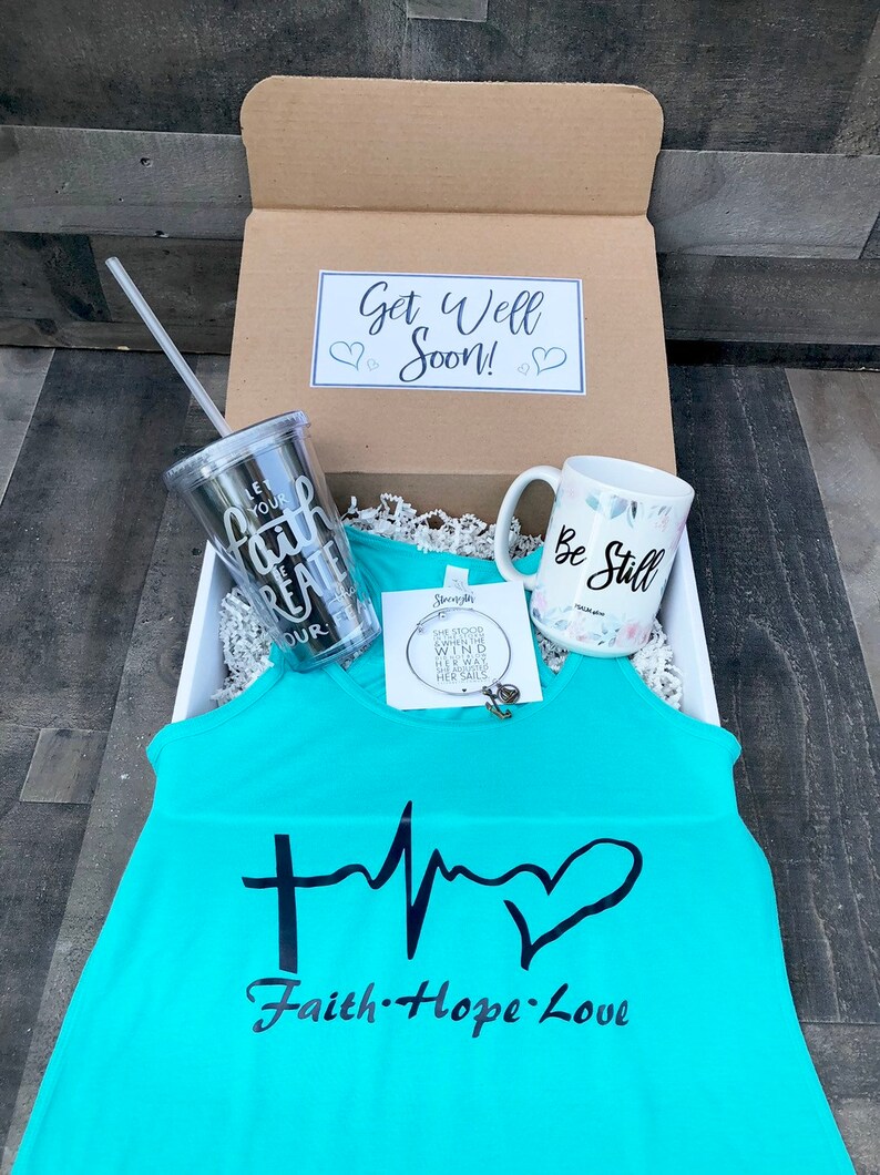 Get Well Soon Box Personalized Get Well Soon Box Faith Box - Etsy