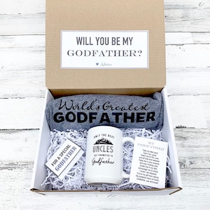 Godfather Box - Personalized Godfather Gift - Will You Be My Godfather ...