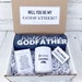 Godfather Box Personalized Godfather Gift Will You Be My Godfather Box ...