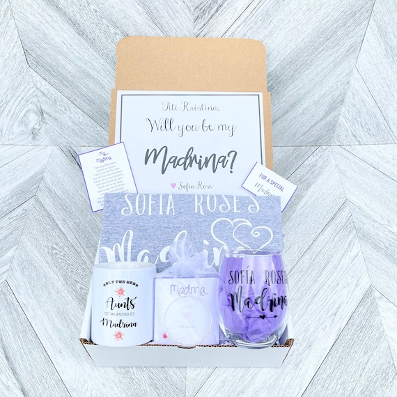 Madrina Gift Madrina Box Madrina Proposal Personalized - Etsy