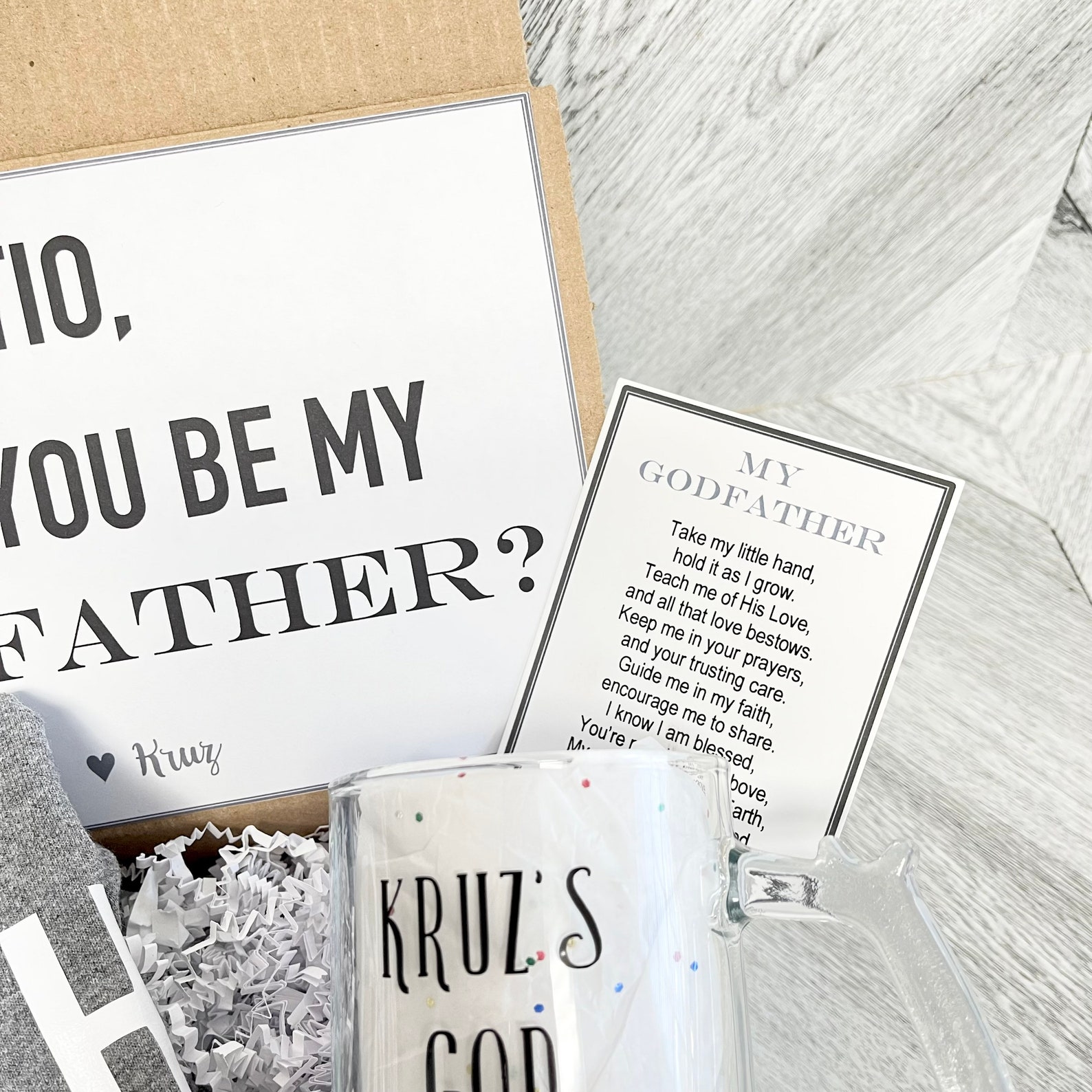 Godfather Box Uncle Legend Personalized Godfather Gift - Etsy