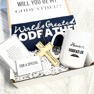 Godfather Box Personalized Godfather Gift Will You Be My Godfather Box ...