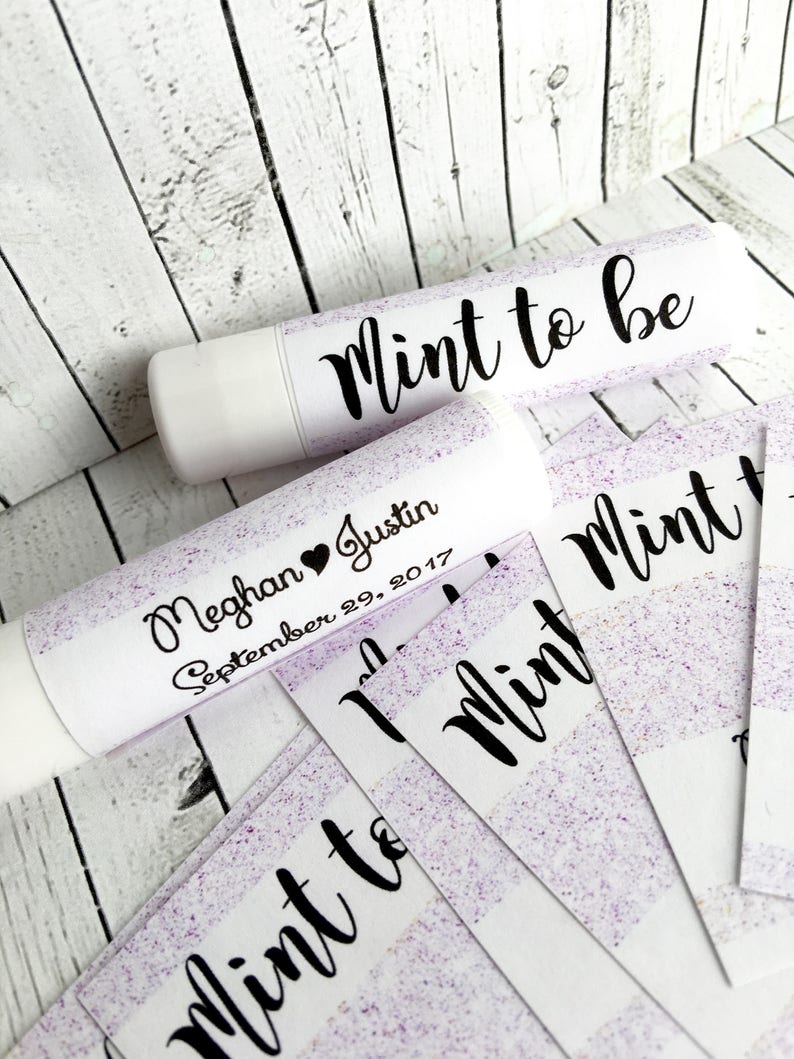 Customizable Glitter Chapstick Labels / Lip Balm Labels / | Etsy