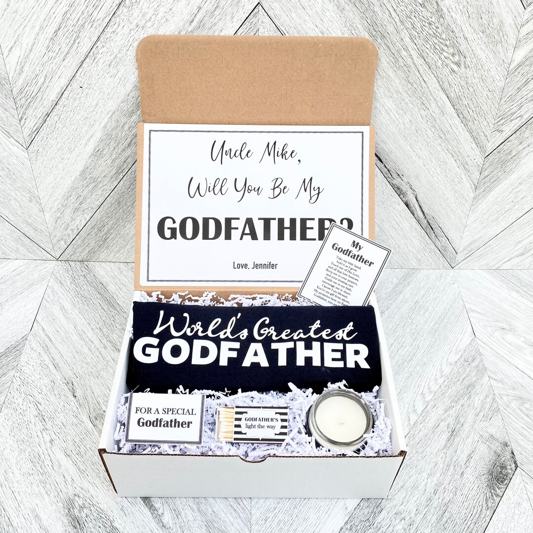 Godfather Box - Personalized Godfather Gift - Will You Be My Godfather ...