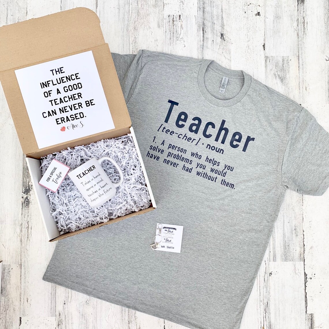 Teacher Gift Set Personalized Teacher Gift Teacher Gift Set | Etsy