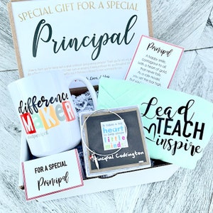 Personalized Principal Gift Box: Mug, Shirt & Bracelet Set - Etsy