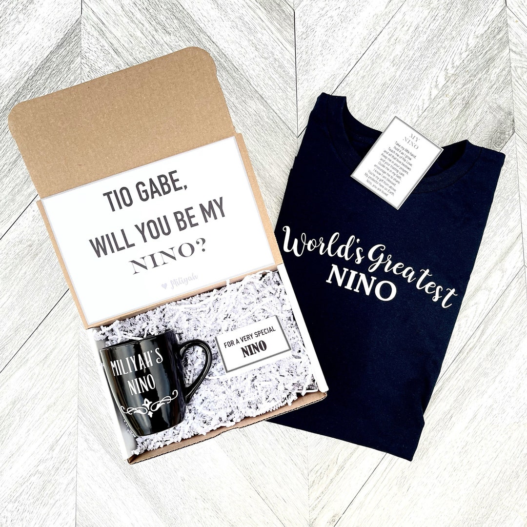 Nino Gift Box - Personalized Nino Gift - Will You Be My Nino Box - Nino ...
