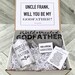 Godfather Box Personalized Godfather Gift Will You Be My - Etsy