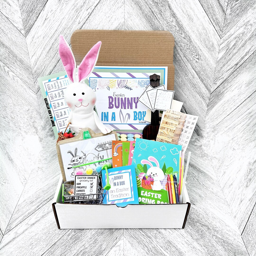 Bunny in a Box an Easter Tradition Fun Easter Bunny Box Easter Bunny ...