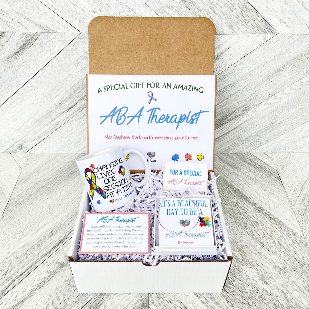 ABA Behavioral Therapist Gift Box - Personalized Autism Teacher Gift ...