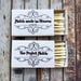 Matchbox Favors Fancy Matchbox Favors the Perfect Match - Etsy