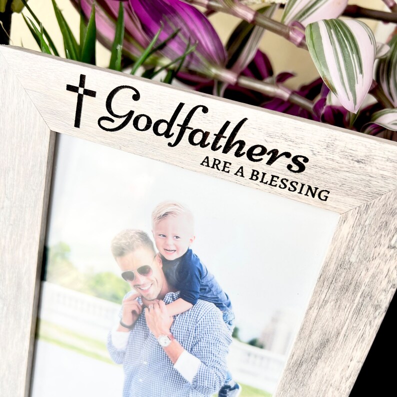 Godfather Engraved Frame Laser Engraved Personalized - Etsy