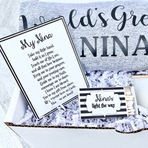 Nina and Nino Boxes - Set of 2 Boxes - Personalized Nino and Nina Gift ...