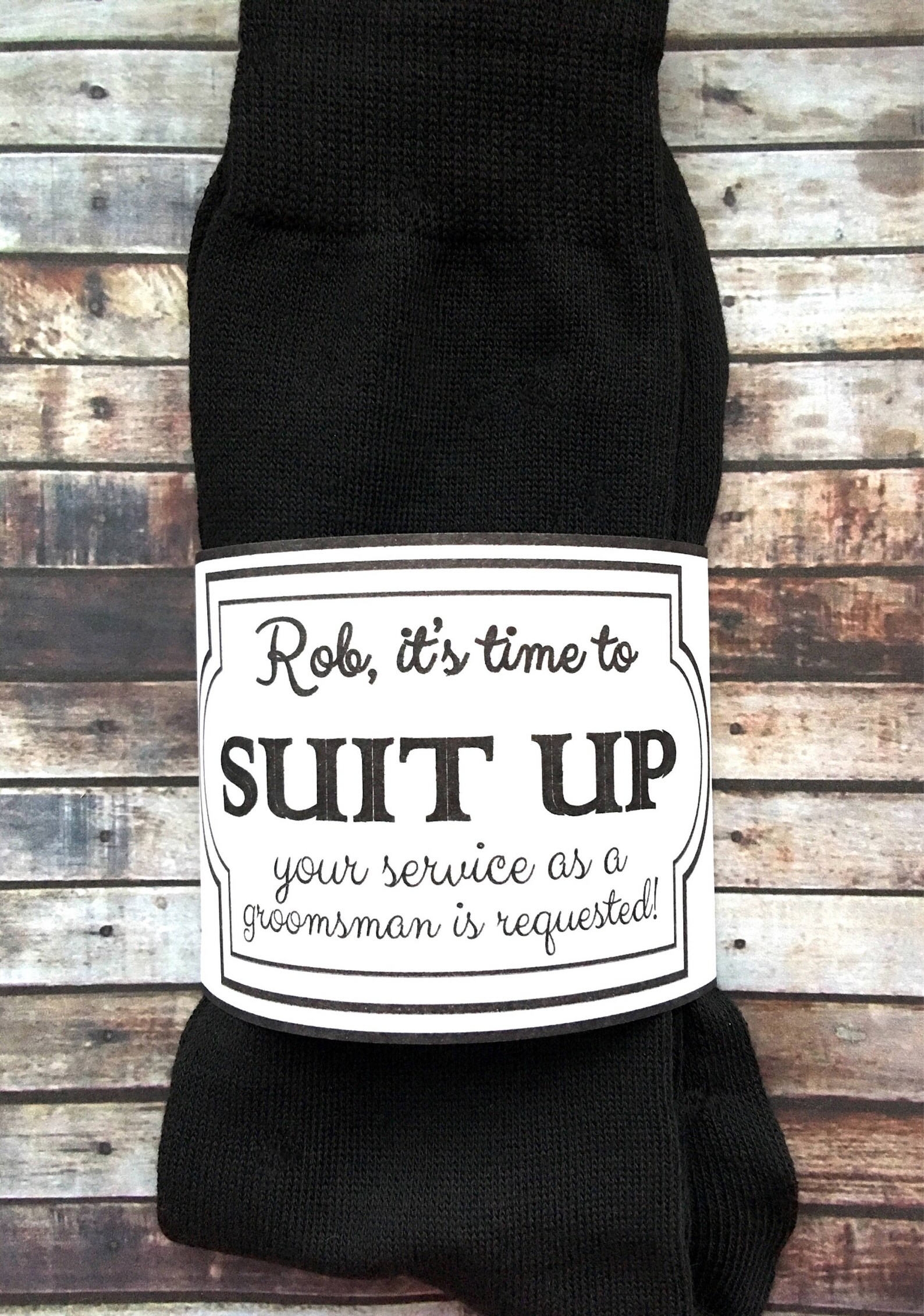 Best Man Socks and Sleeves Will You Be My Best Man Best - Etsy