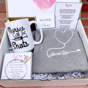 Nurse Gift - Nurse Gift Set - Gift Box for Nurses With Shirt, Bracelet ...