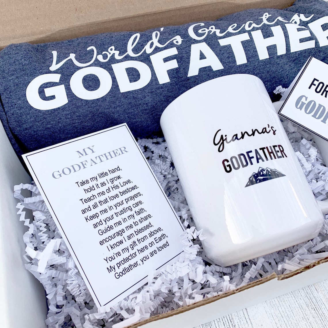 Godfather Box Personalized Godfather Gift Will You Be My - Etsy