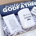 Godfather Box Personalized Godfather Gift Will You Be My Godfather Box ...