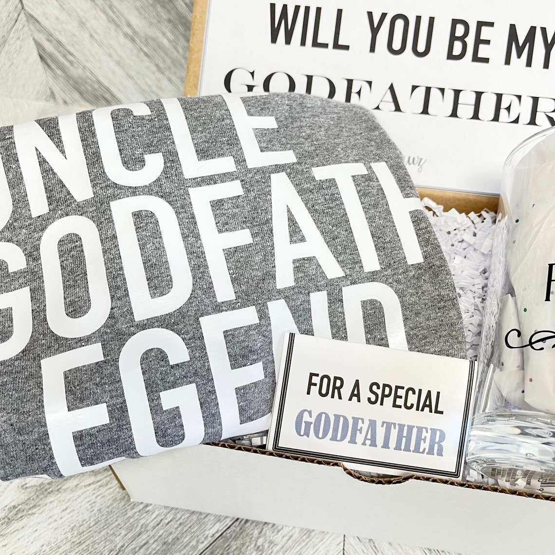 Godfather Box Uncle Legend Personalized Godfather Gift - Etsy