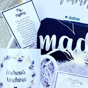 Madrina Box - Personalized Madrina Gift - Will You Be My Madrina Box ...