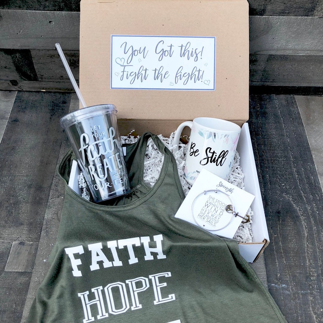 Get Well Soon Box Personalized Get Well Soon Box Faith Box Fearfully ...