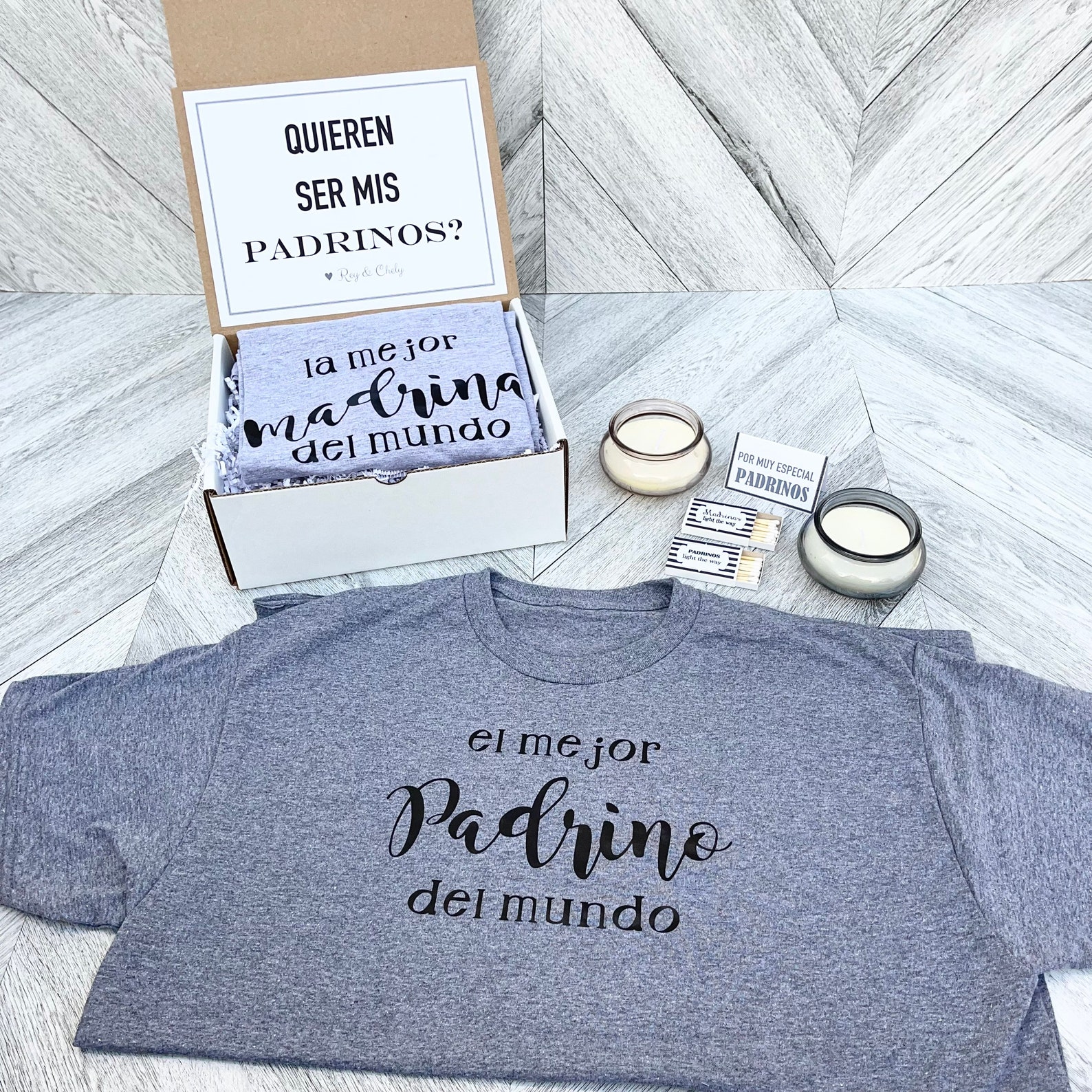 Padrinos Box Personalized Padrino and Madrina Gift Will - Etsy