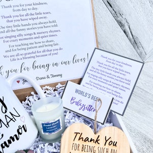 Babysitter Gift - Baby Sitter Box - Tiny Human Tamer - Personalized ...