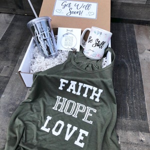 Get Well Soon Box Personalized Get Well Soon Box Faith Box Fearfully ...