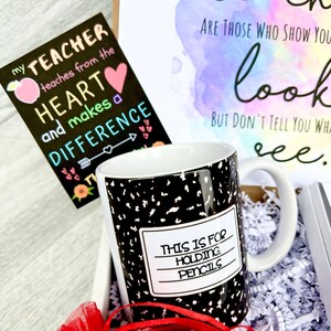 Teacher Gift Box Set - Personalized Teacher Gift - Teacher Gift Set ...