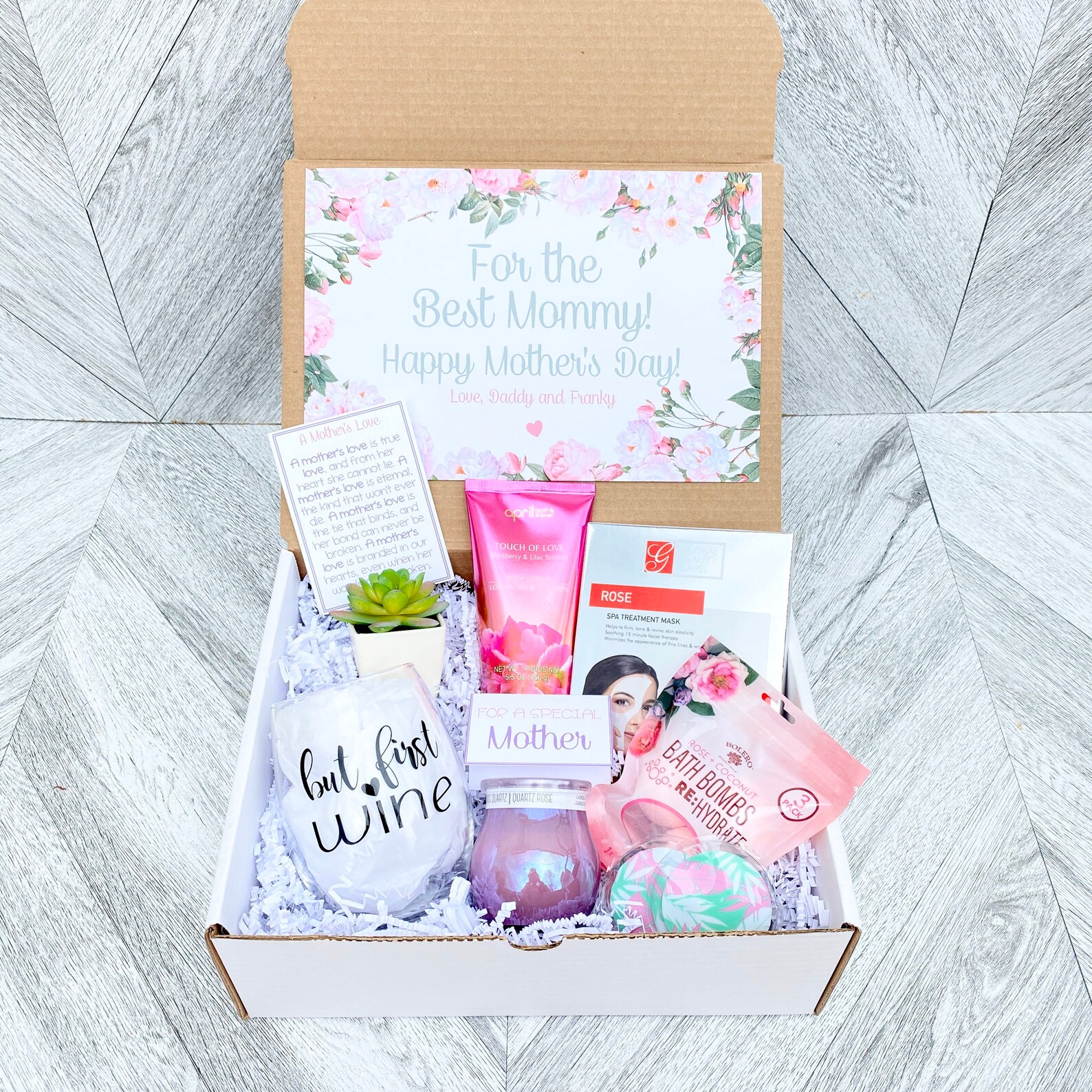 Mom Spa Gift Set - Pamper Yourself Spa Gift Box - Mother’s Day Gift ...