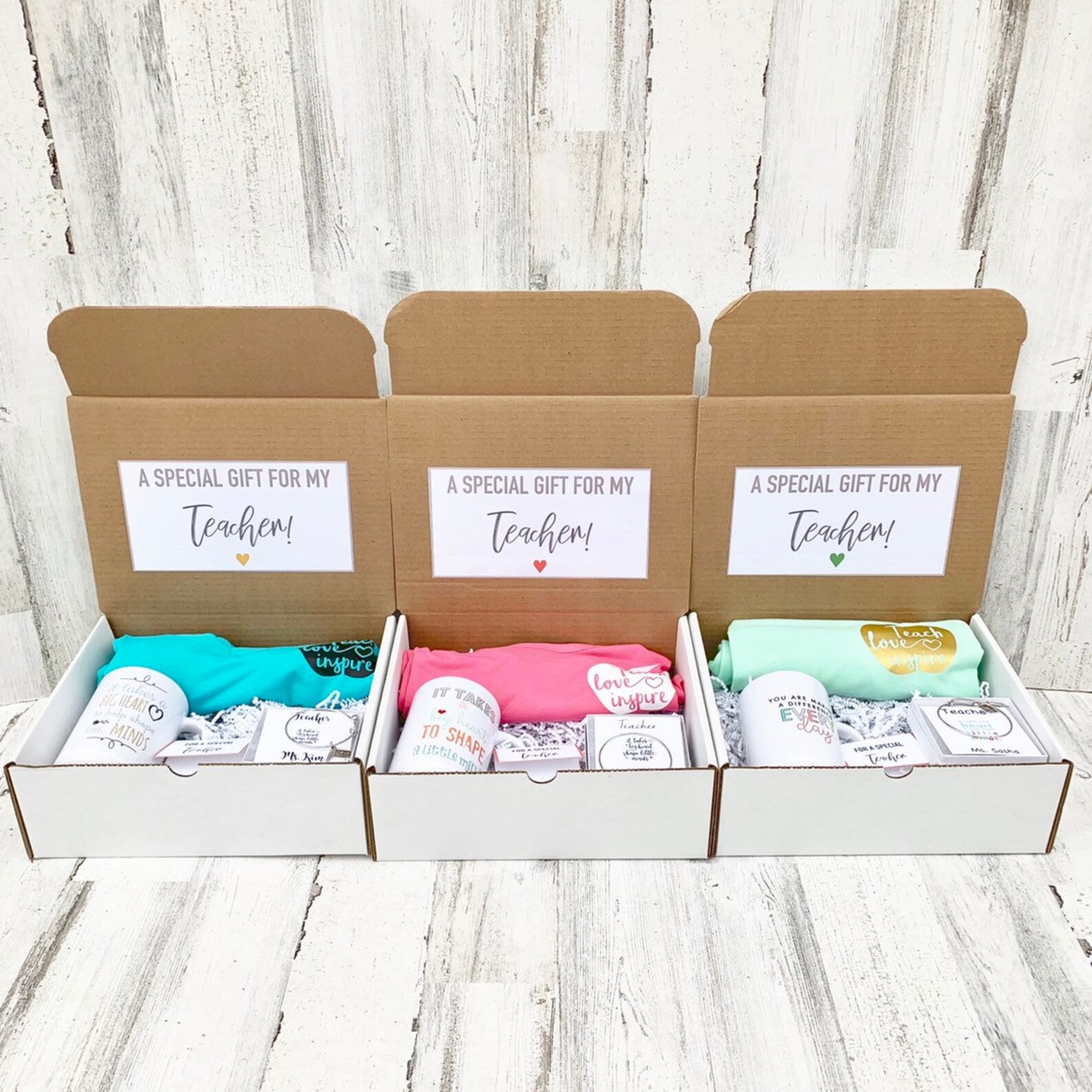 Teacher Gift Box Personalized Teacher Gift Teacher Gift - Etsy