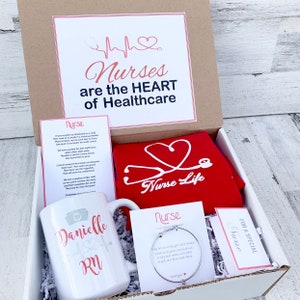 Nurse Gift - Nurse Gift Set - Gift Box for Nurses With Shirt, Bracelet ...