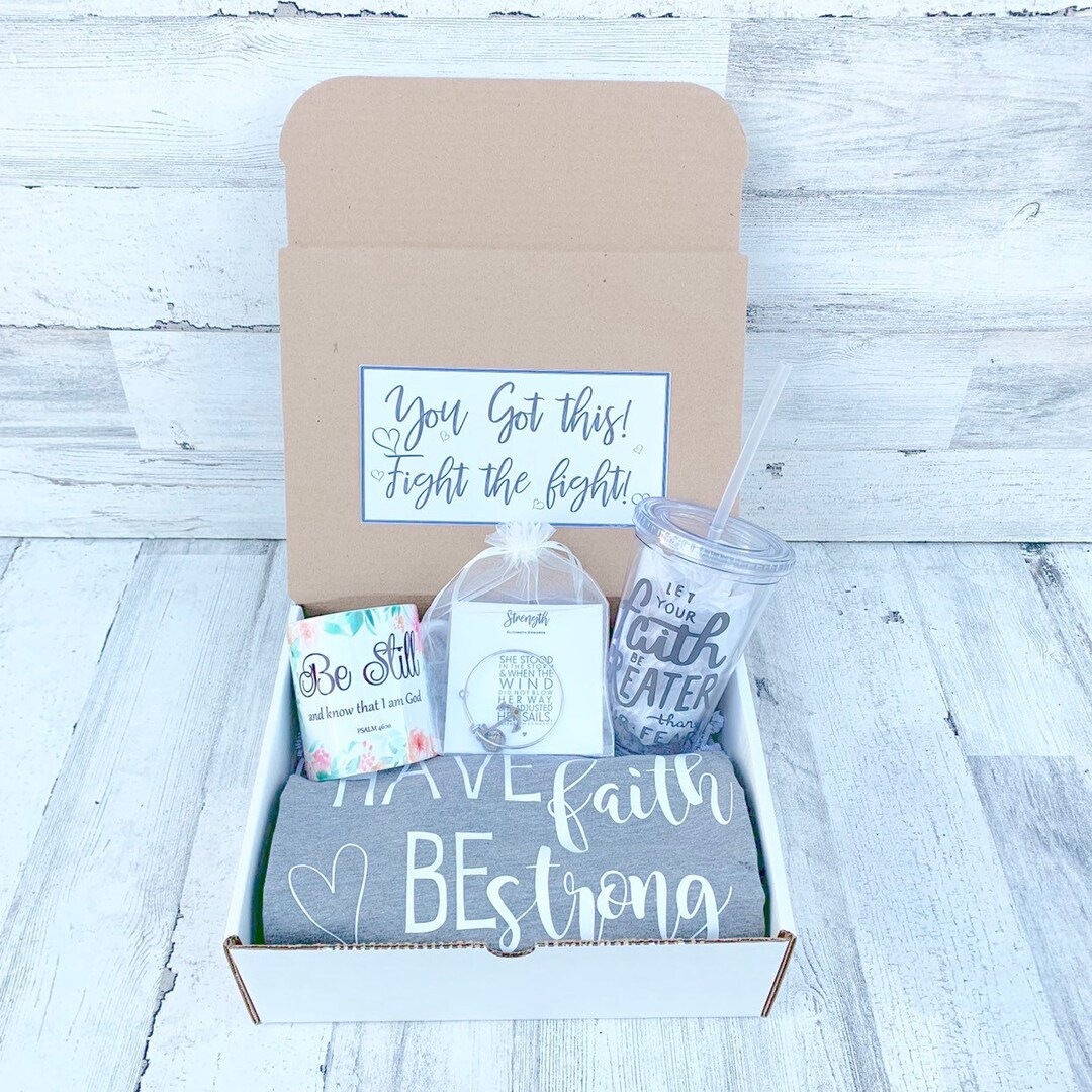 Get Well Soon Box Personalized Get Well Soon Box Faith Box Fearfully ...