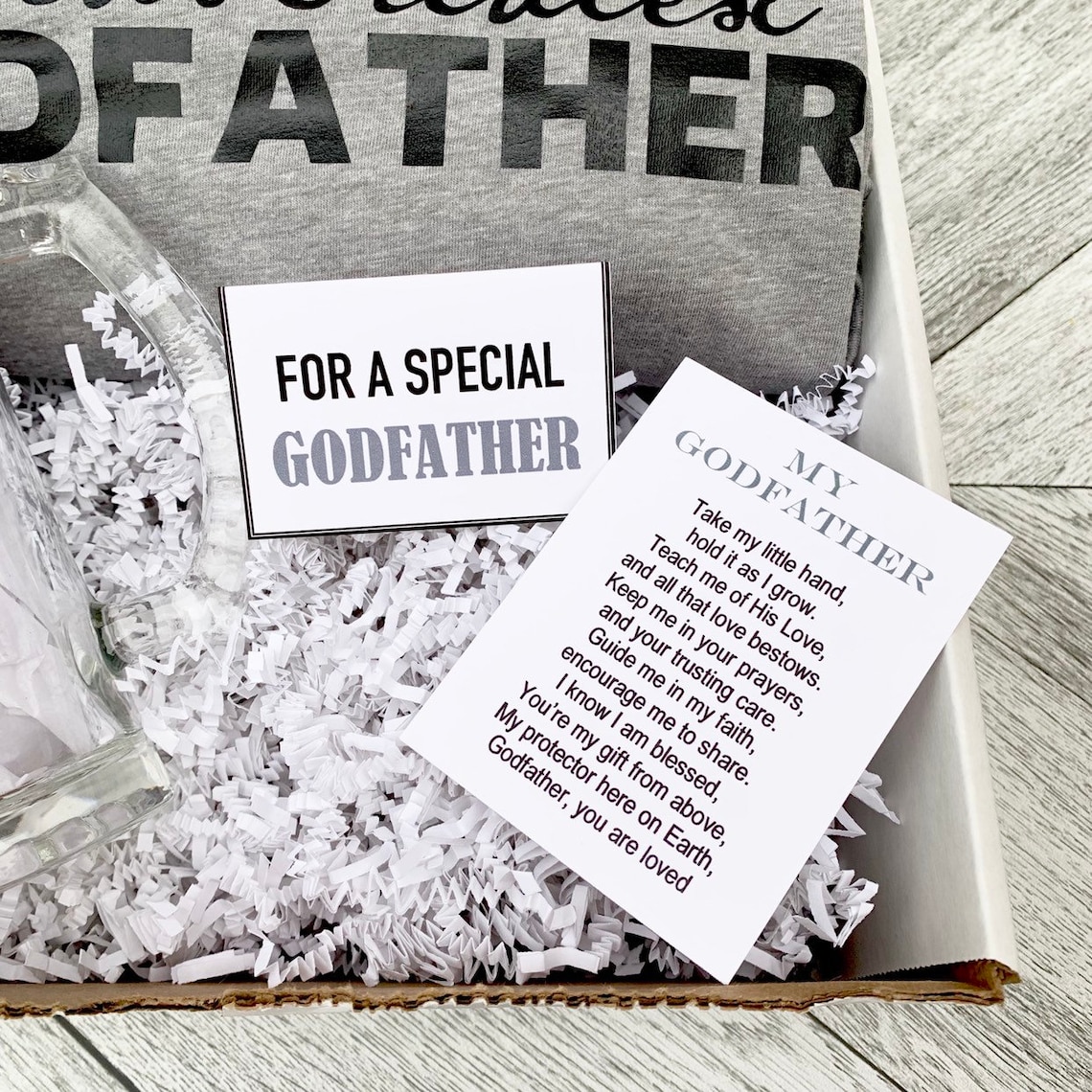 Godfather Box Personalized Godfather Gift Will You Be My - Etsy