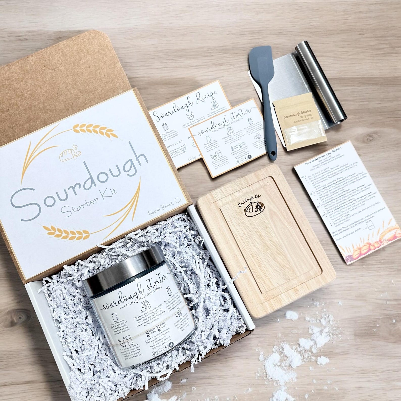 Dehydrated Sourdough Starter Kit: Bread Making Set - Etsy