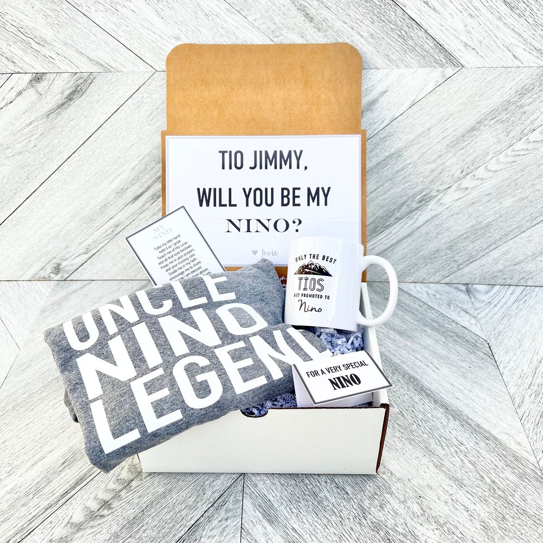Nino Box - Uncle Nino Legend - Personalized Nino Gift - Will You Be My ...