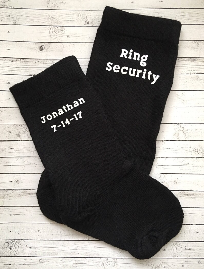 Socks for the Ring Bearer Ring Security Cute Gift for the - Etsy