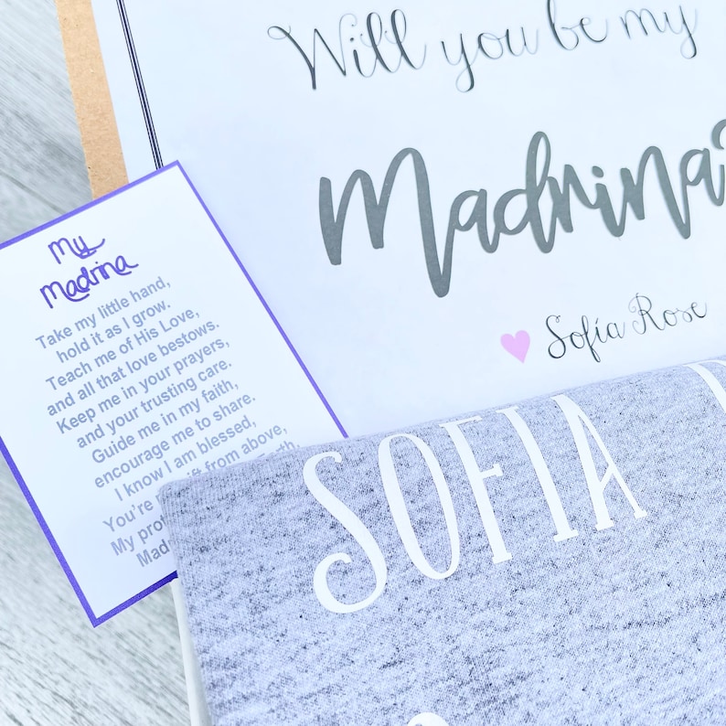 Madrina Gift Madrina Box Madrina Proposal Personalized - Etsy