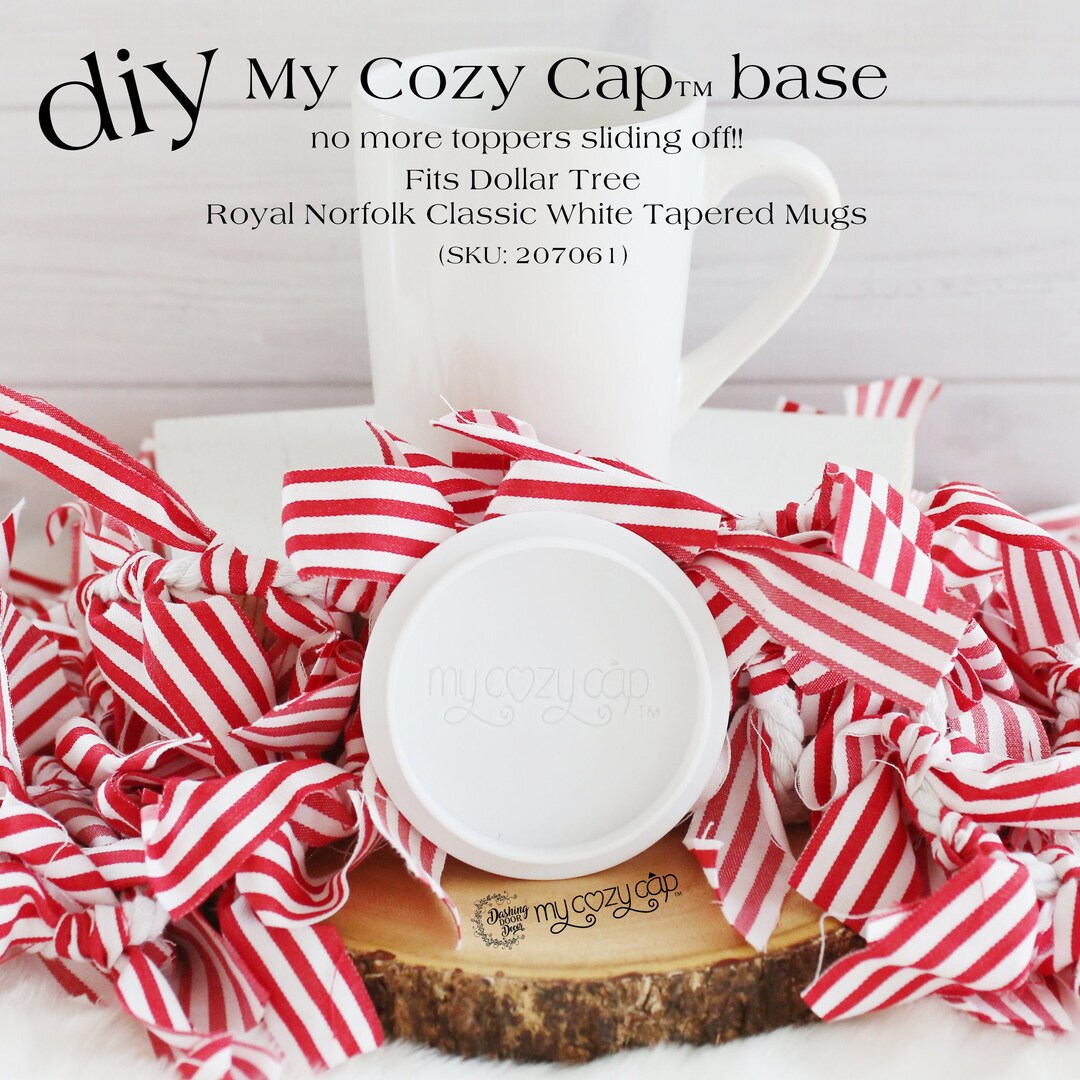 DIY My Cozy Cap Fits Dollar Tree Mug Mug Topper Faux Whip - Etsy