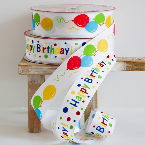 Happy Birthday Ribbon - Etsy